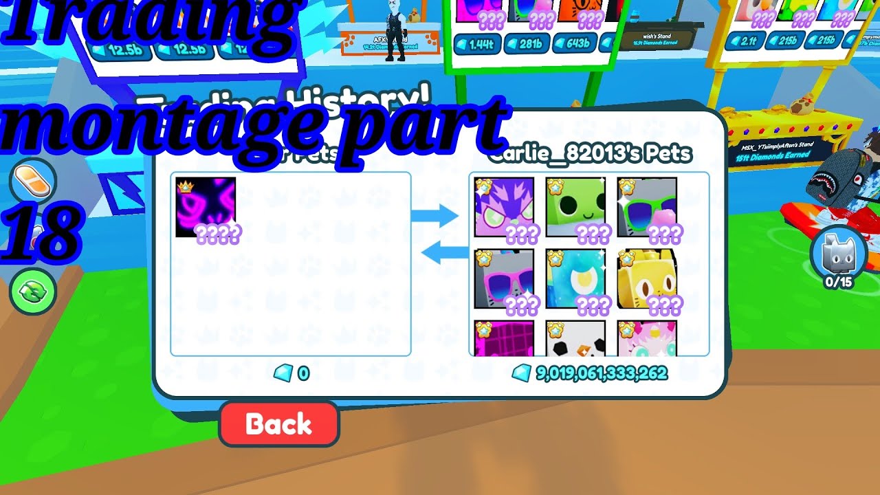 PET SIM X TRADING MONTAGE PART 18 - YouTube