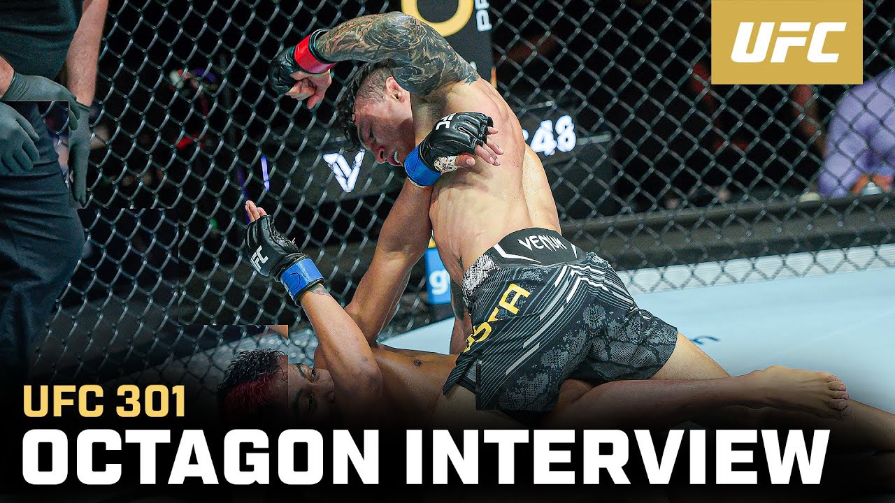 Alessandro Costa Octagon Interview | UFC 301 - YouTube