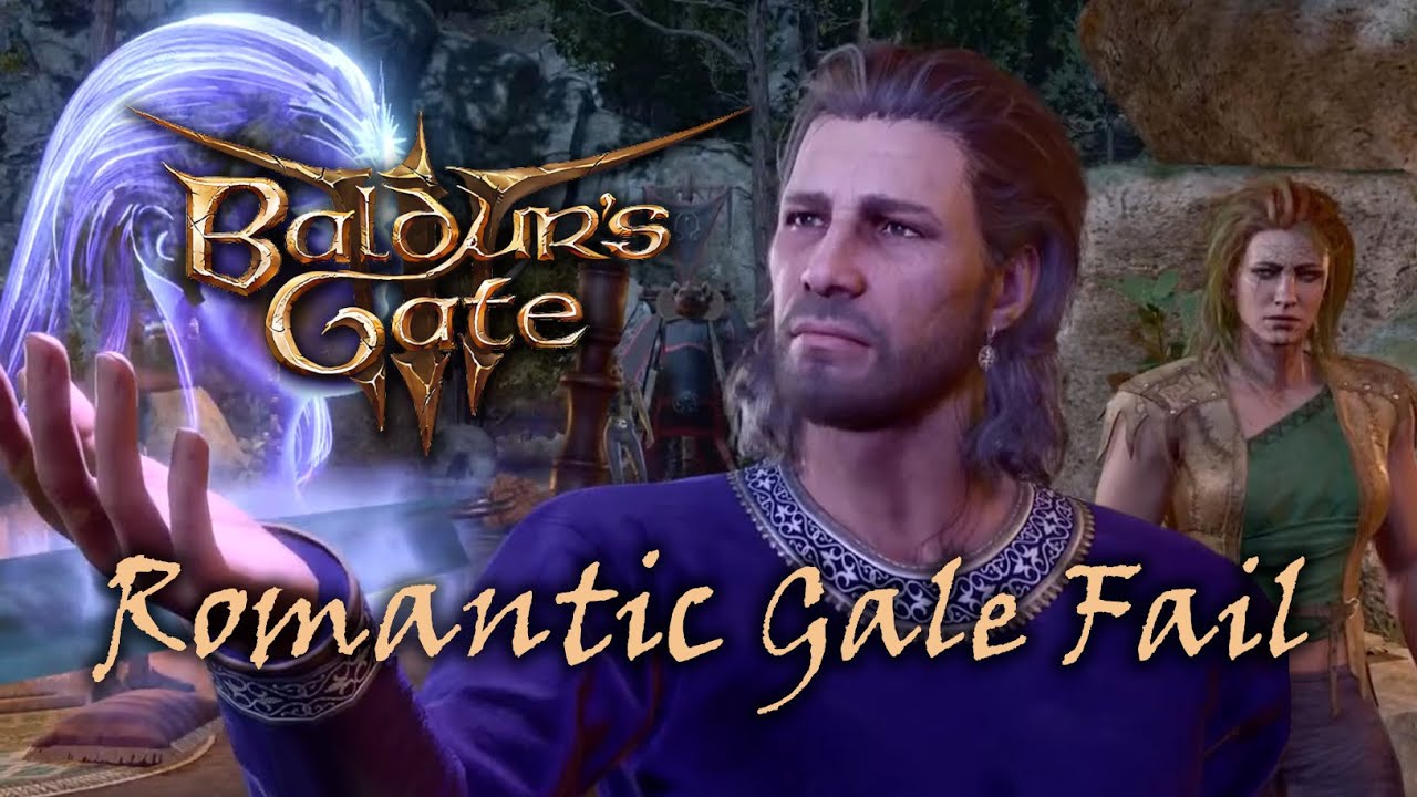 Gale Romance Critical FAILURE Baldur's Gate 3 BG3 PS5 gem - YouTube