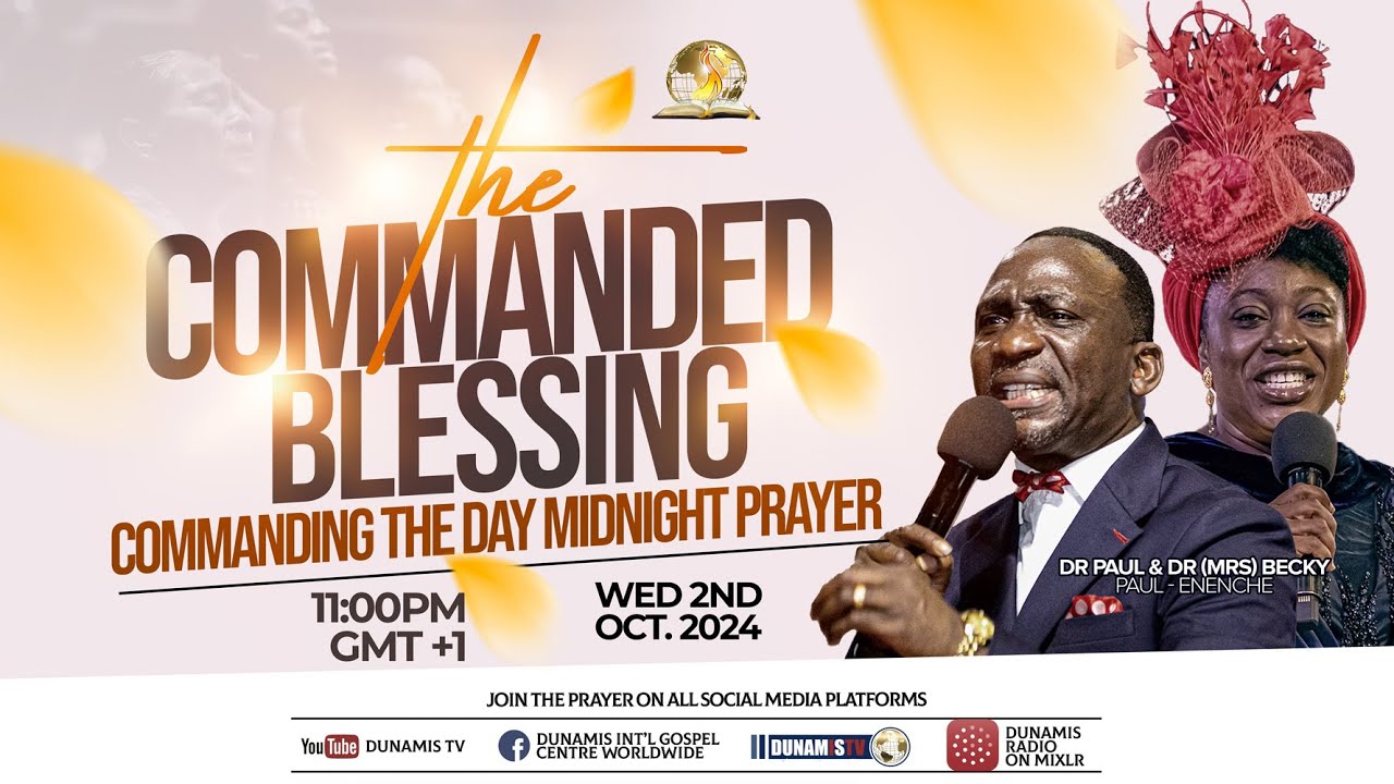 COMMANDING THE DAY- THE COMMANDED BLESSING REBROADCAST. 03/10/2024 - YouTube