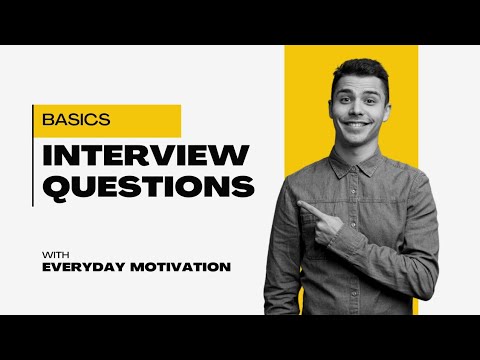 Basic Interview questions for 2025 & Intro your self - YouTube