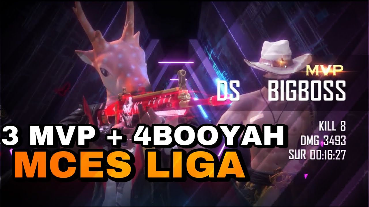 3MVP + 4BOOYAH في بطولة(MCES LIGA) - YouTube