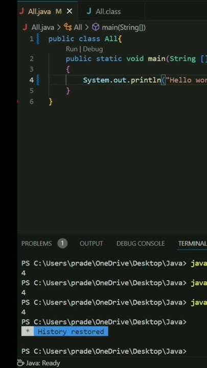 How To Print Hello World In Java Coding Shorts Java Javaprogramming Join Programming