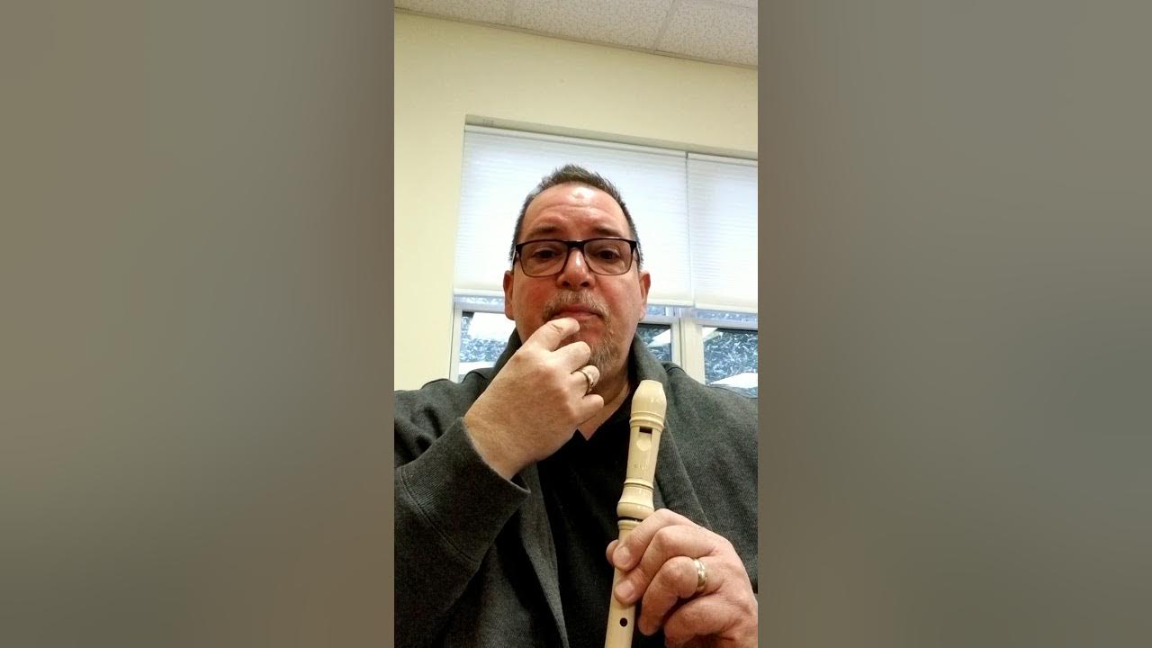 How to Blow Into Your Recorder - YouTube