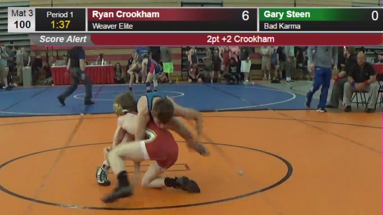549 Cadet 100 Ryan Crookham Weaver Elite vs Gary Steen Bad Karma ...