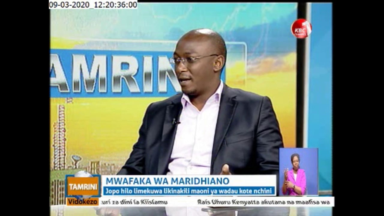 DANIEL MUNENE POLITICAL ASPIRANT LAIKIPIA WEST ON KBC TAMRINI - YouTube