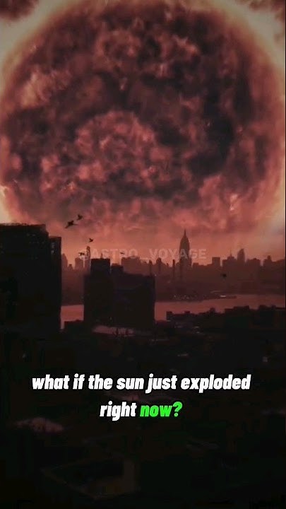 What If The Sun Exploded Right Now ? #shorts #nasa #space #universe #science #cosmos - YouTube