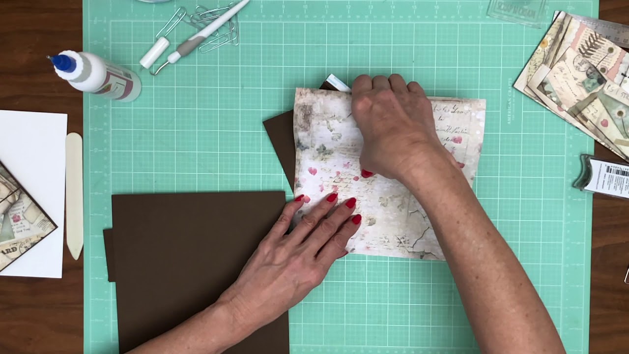 Stamperia Imagine Mini Album Tutorial P4 And 5 Youtube