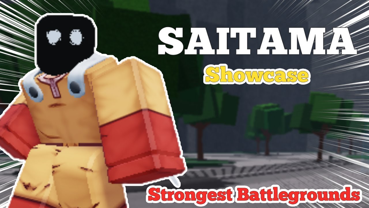 Saitama Showcase | Strongest Battlegrounds | Roblox - YouTube