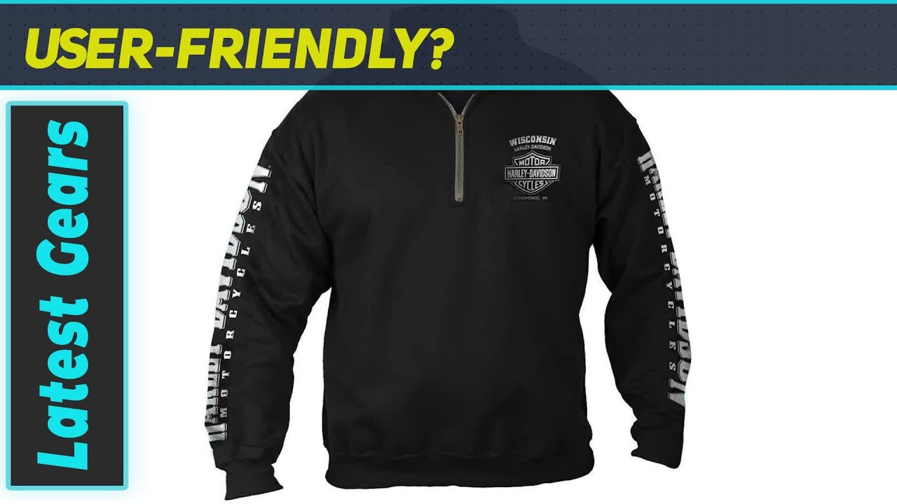 Harley-Davidson Lightning Crest Pullover: A Stylish Essential - YouTube