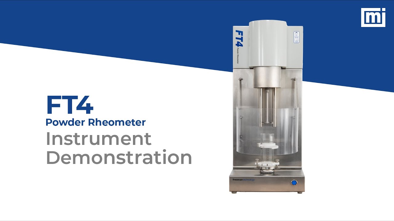 FT4 Powder Rheometer Demonstration - YouTube
