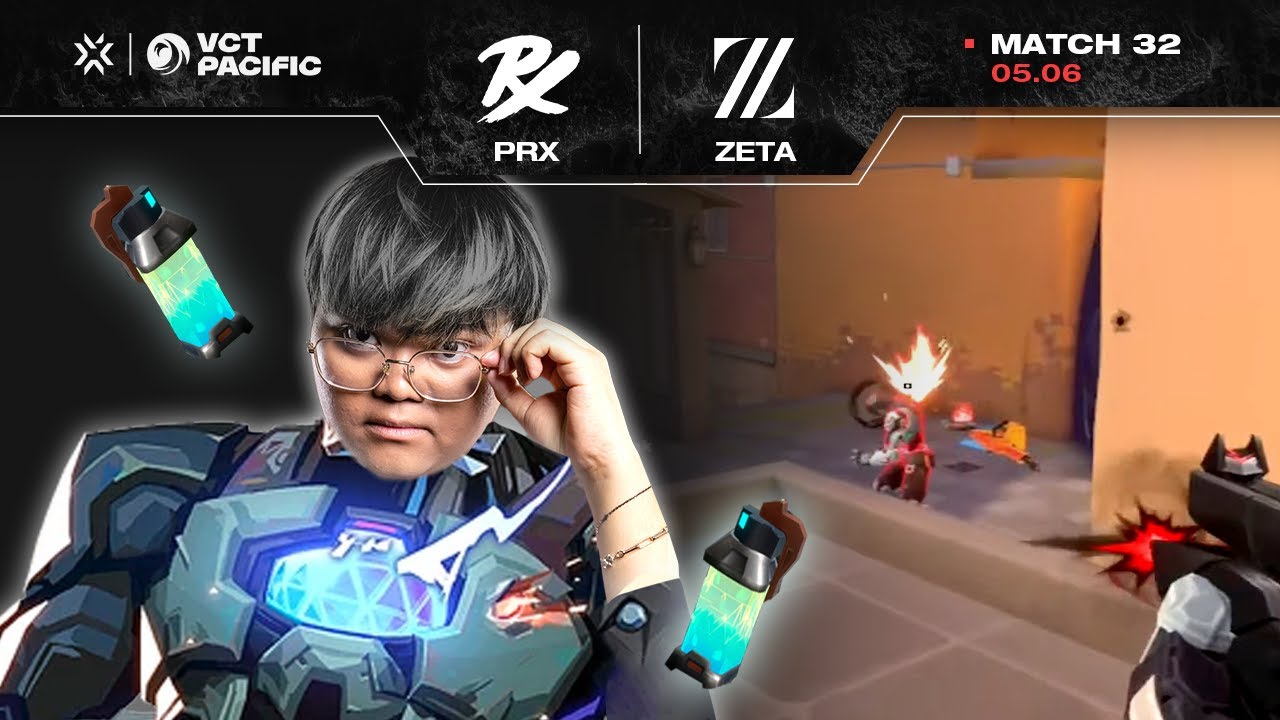 살상모드 ON | PRX vs. ZETA | 19일차 MATCH 32 H/L 05.06 | VCT 퍼시픽 2023 - YouTube