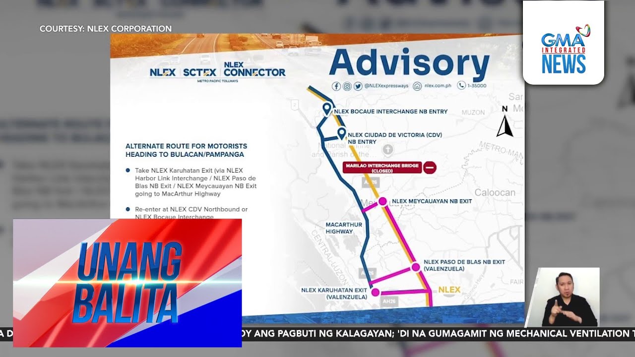 Repair works, nagpapatuloy sa Marilao Interchange Bridge na nasalpok ng ...