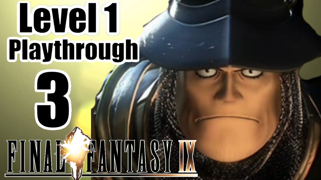 Final Fantasy IX - Level 1 Challenge - 3 (Find Princess Garnet) - YouTube