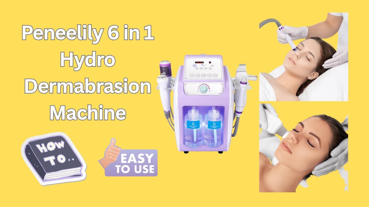 Hydro Dermabrasion Treatment Procedure: How to Use the 6 in 1 ...