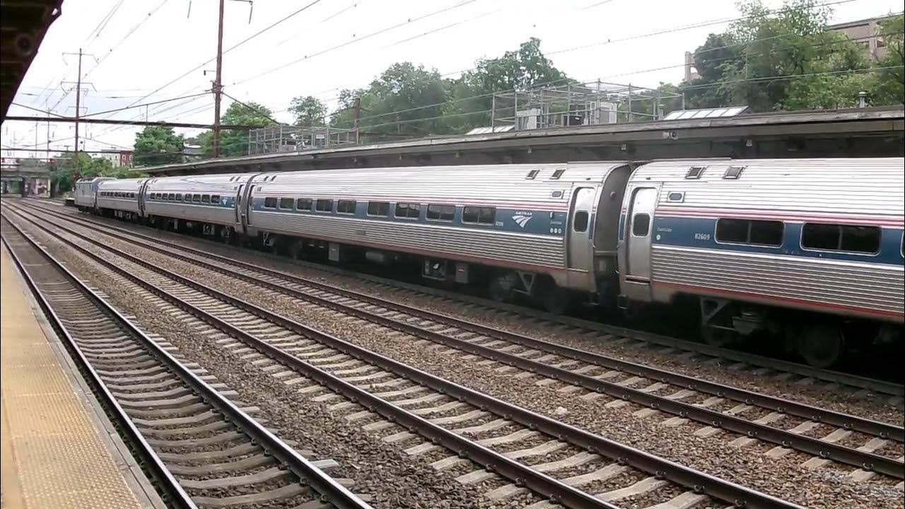 NEW JERSEY TRANSIT AND AMTRAK TRAINS AT THE TRENTON TRANSIT CENTER - YouTube