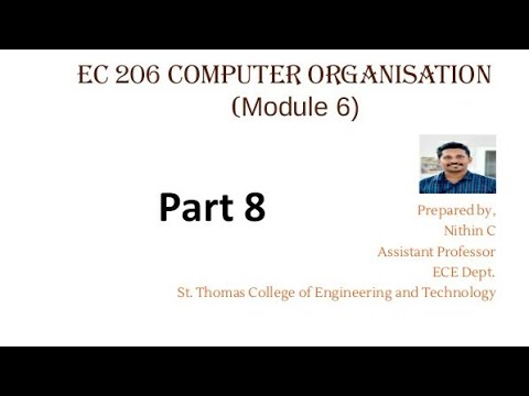 EC 206 COMPUTER ORGANISATION MOD 5 (KTU) PART 8_Standard I/O interface ...