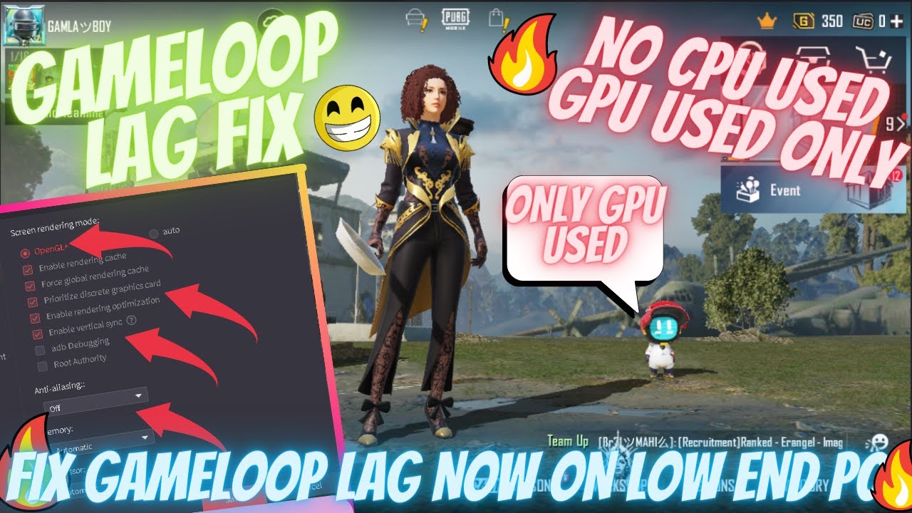 The Ultimate GameLoop PUBG Lag Fix: Say Goodbye to Close Range Fight Lag! No More Lag in PUBG ...