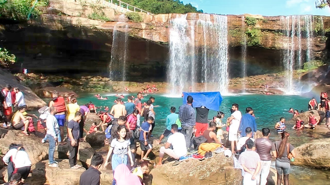 Krang Suri Waterfall Meghalaya - YouTube