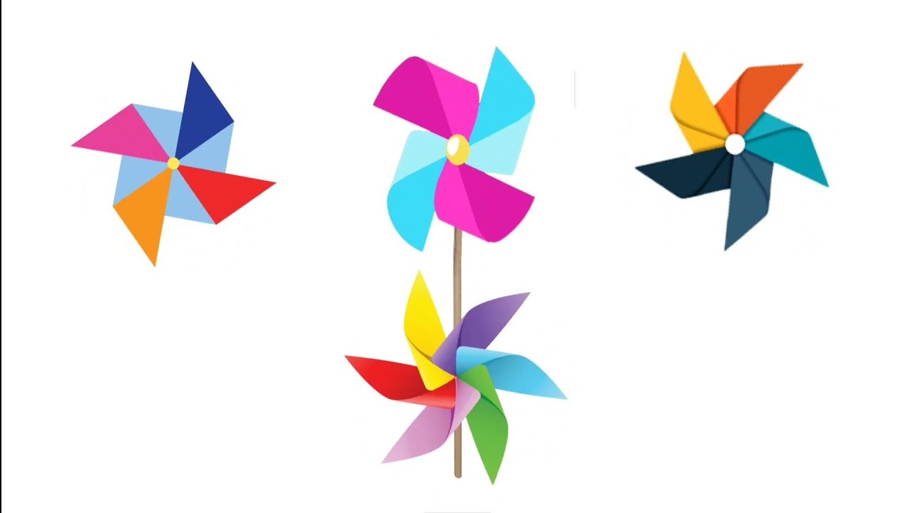 Pinwheel rotation for Kids with Rhymes and songs - YouTube