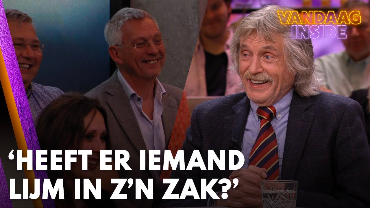 Johan richt zich tot publiek: 'Heeft er iemand lijm in z'n zak ...