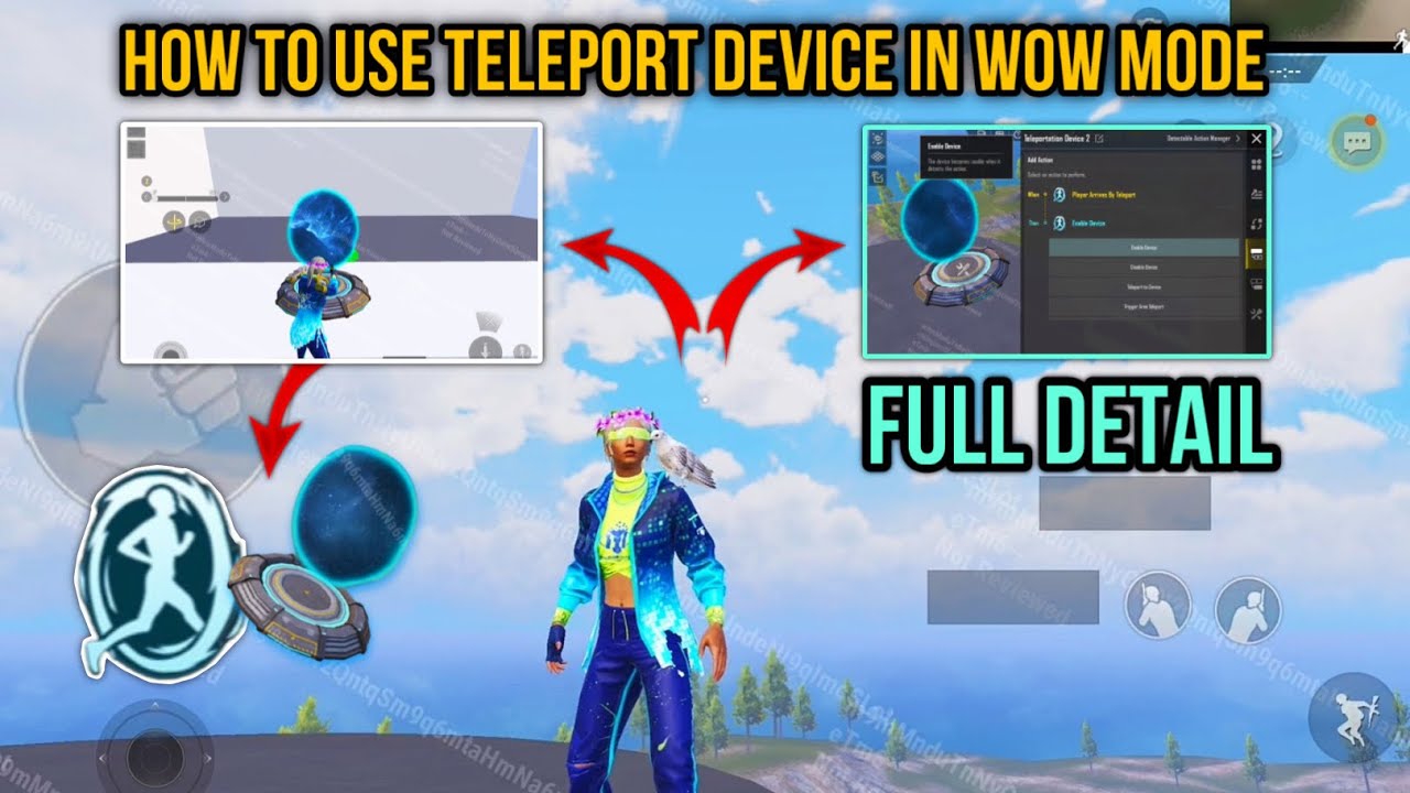 How to Use Teleport Device MAP in WOW MODE - Full Detail - YouTube