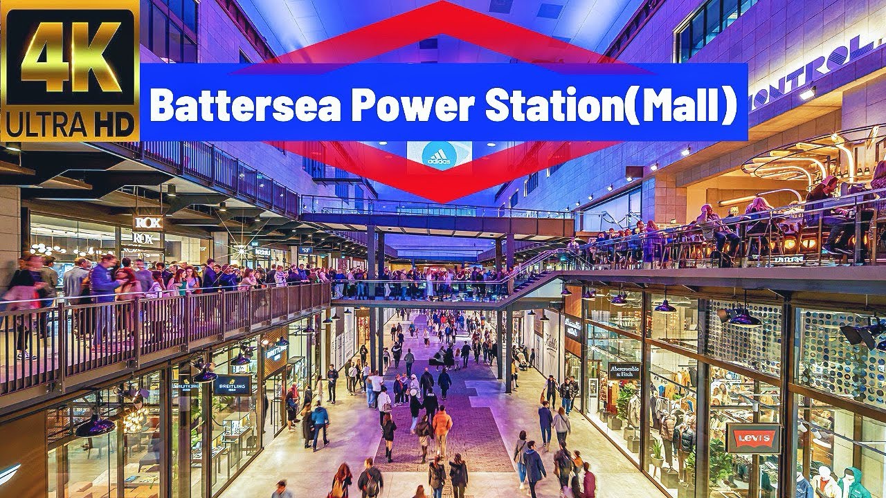 Tour inside Battersea Power Station(Mall)[4K] - YouTube