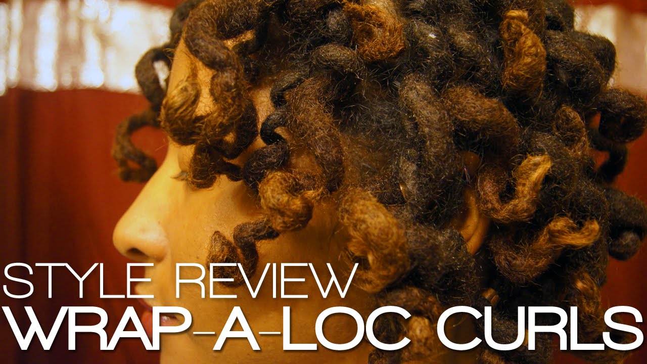WRAP A LOC CURLS | STYLE REVIEW - YouTube