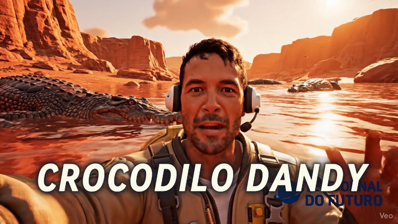 CROCODILO DANDY #veo3 #inteligenciaartificial #ai - YouTube