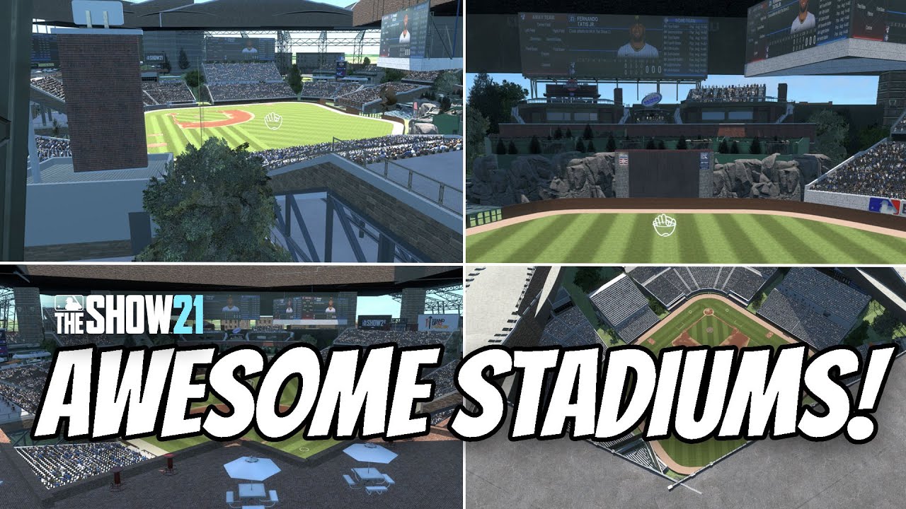 AWESOME Viewer Created Stadiums! MLB The Show 21 Stadium Creator - YouTube