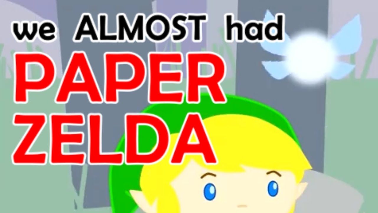 PAPER ZELDA Game Demo made in 2013 (recovered footage) - YouTube