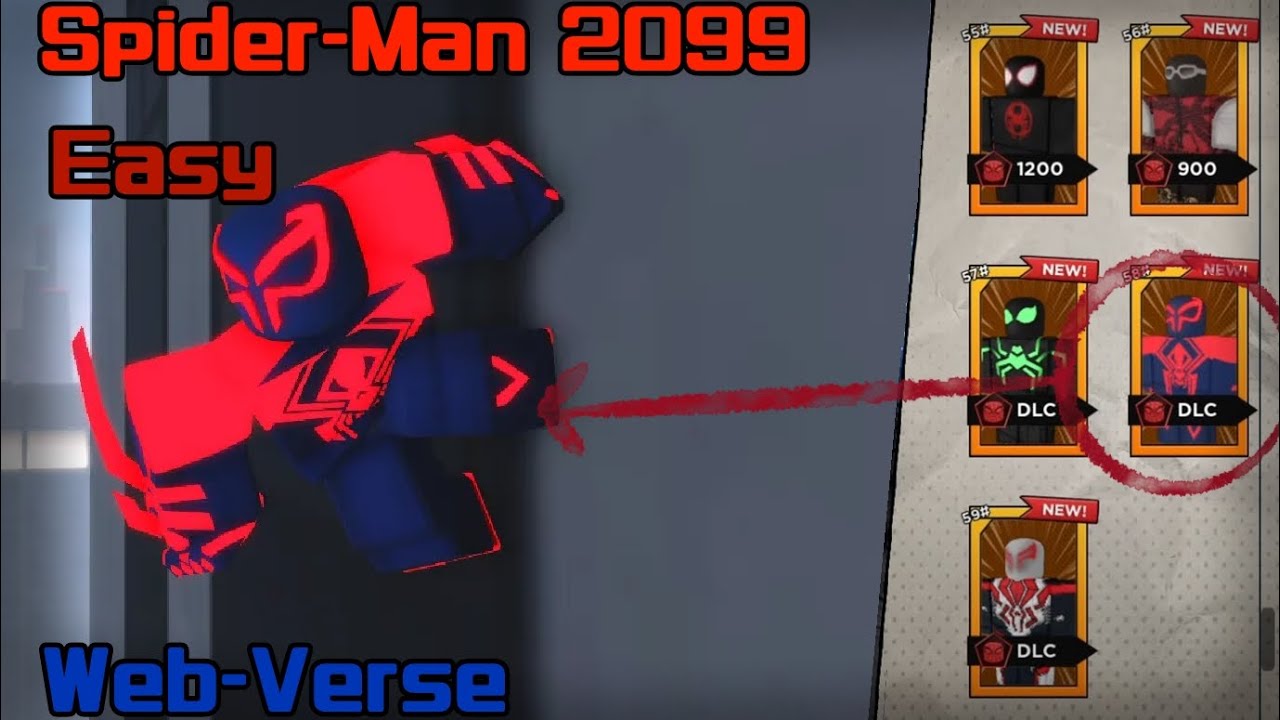 (EASY) How to get Spider-Man 2099, Miguel O'Hara in Roblox Web-Verse ...