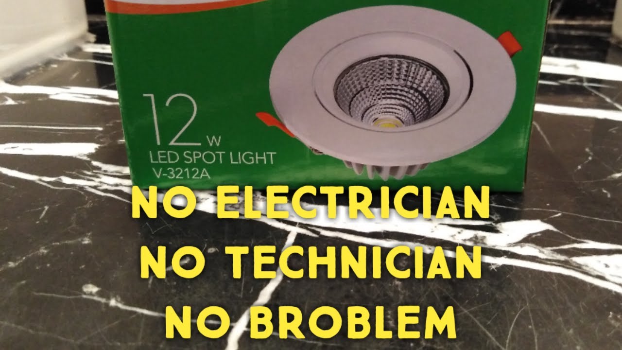 Simple replacing LED SPOT LIGHT - YouTube