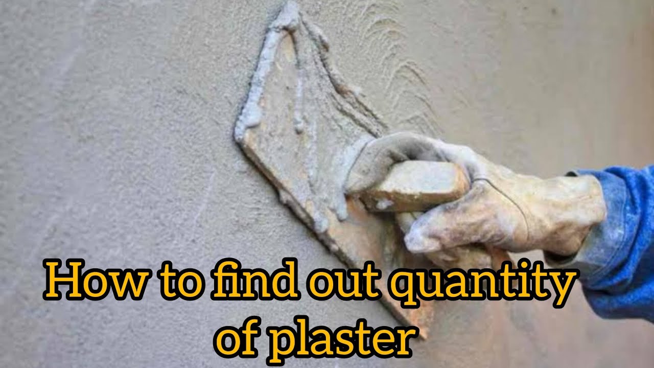 how to find out internal plaster quantity - YouTube