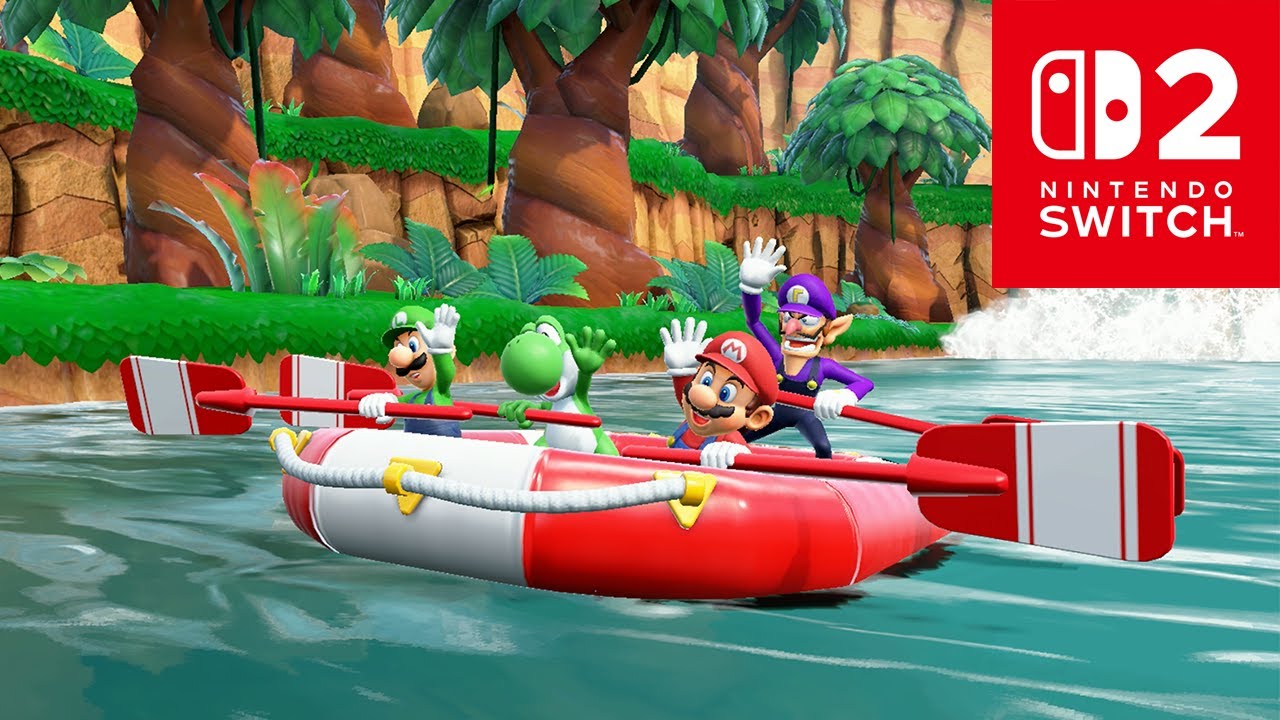 Super Mario Party Switch 2 - River Survival - Mario and His Friends (4K ...