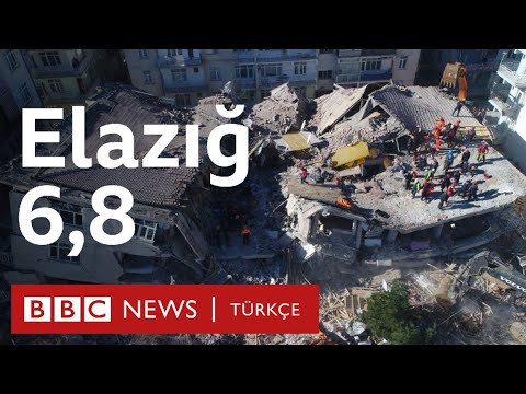 Elazığ'da 6,8 büyüklüğünde deprem