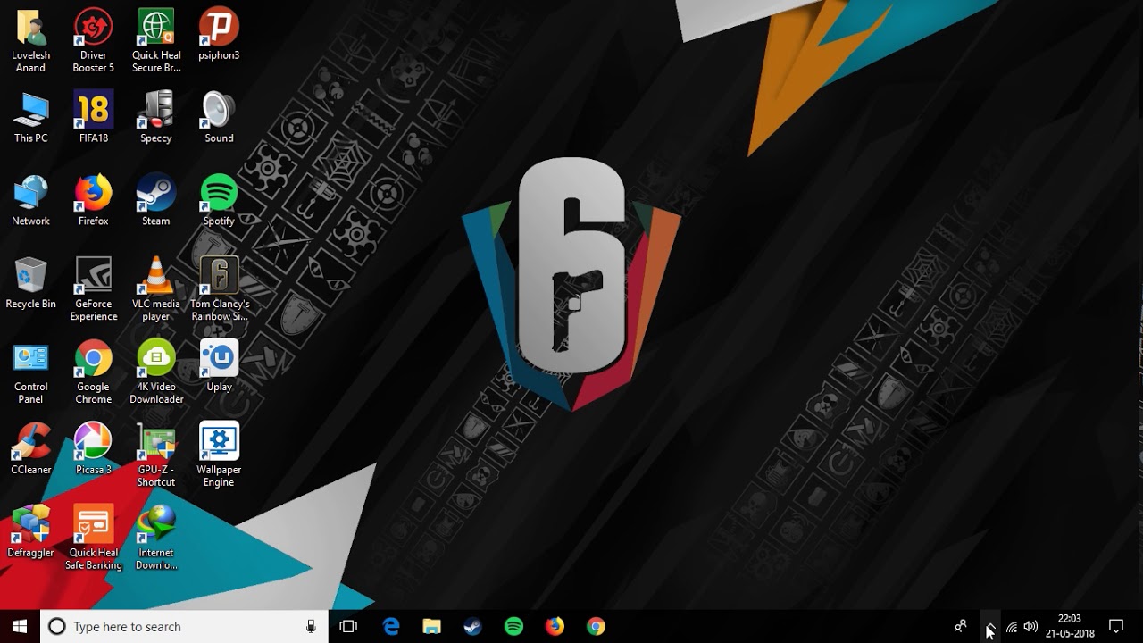 Rainbow Six Siege Live Wallpaper from Wallpaper Engine - YouTube