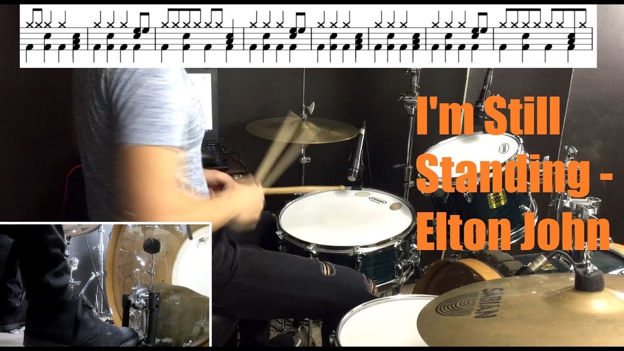 I'm Still Standing Drum Tutorial - Elton John - YouTube