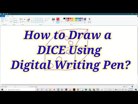HOW TO DRAW DICE USING DIGITAL WRITING PEN