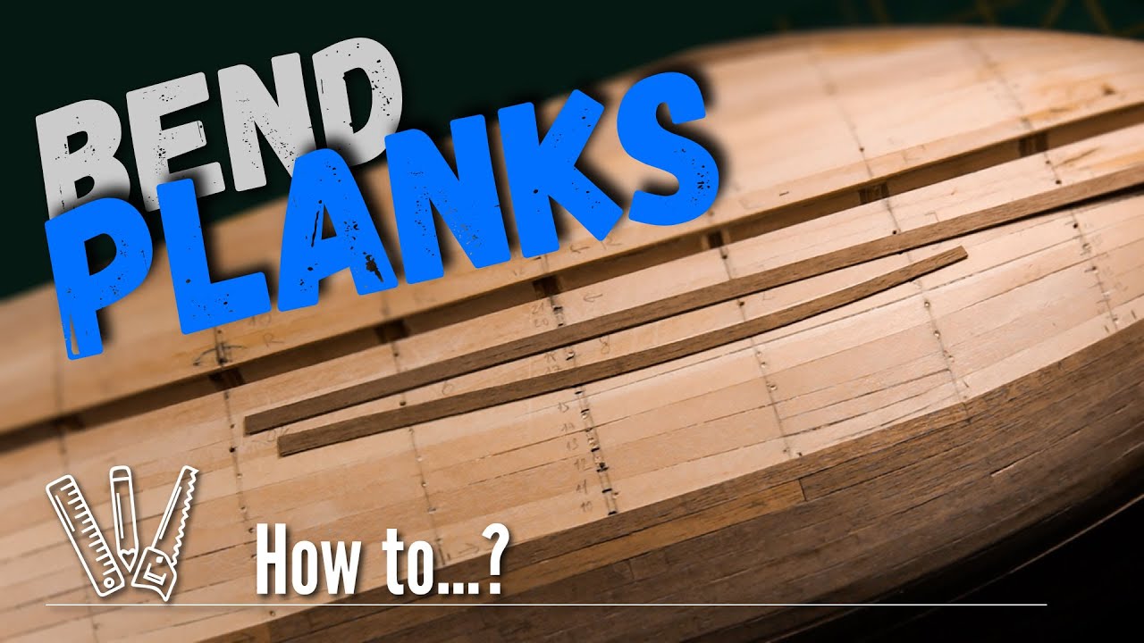 How to bend planks for a ship model - YouTube