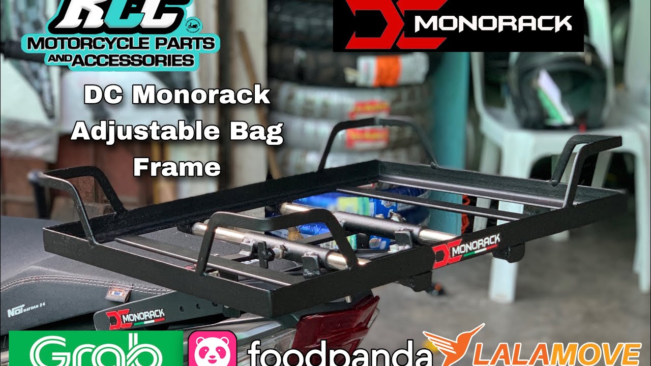 Paano Mag-install ng DC Monorack Adjustable Bag Frame | KCC Motovlog ...