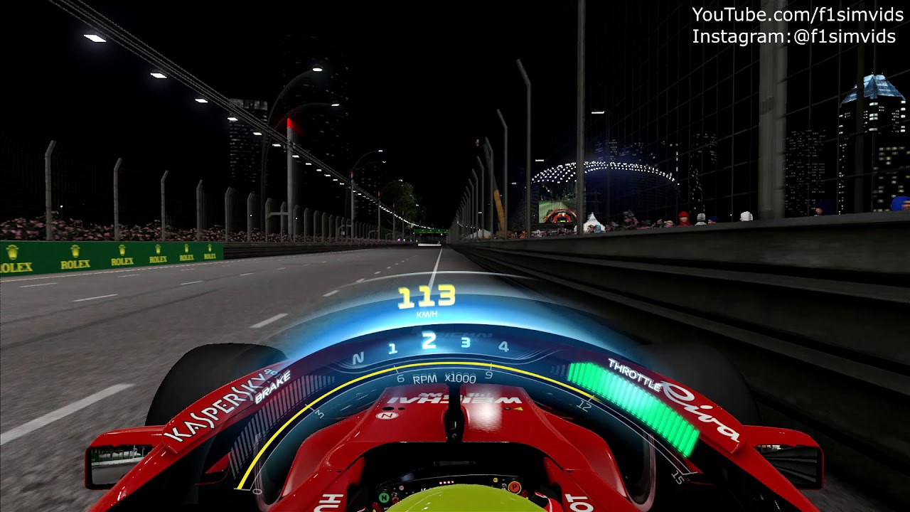 F1 2018 Game Halo Hud - YouTube