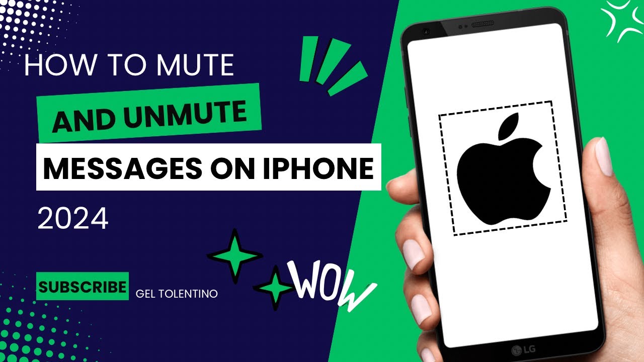 HOW TO MUTE & UNMUTE MESSAGE ON IPHONE (2024) | STEP BY STEP TUTORIAL ...
