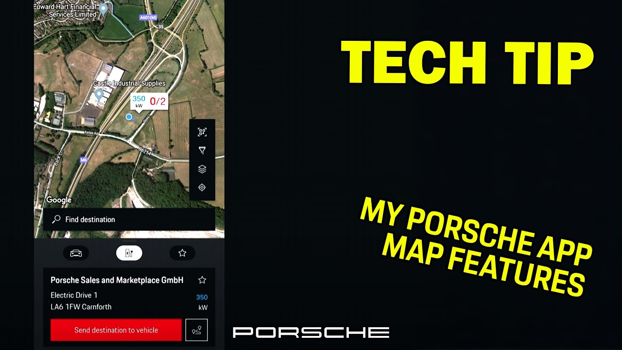 How To - Map Features | My Porsche App | Tech Tips - YouTube