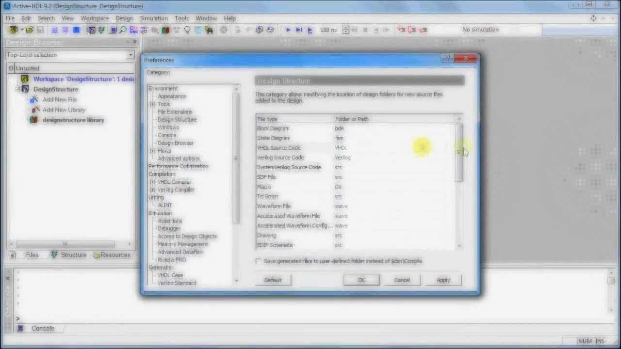 Active-HDL™ (v9.2) - 6.1 Customizing & Integration: User-defined Design Management - YouTube