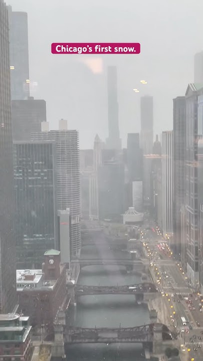 Chicago’s First Snow of Winter 24 - Nov 21 - YouTube