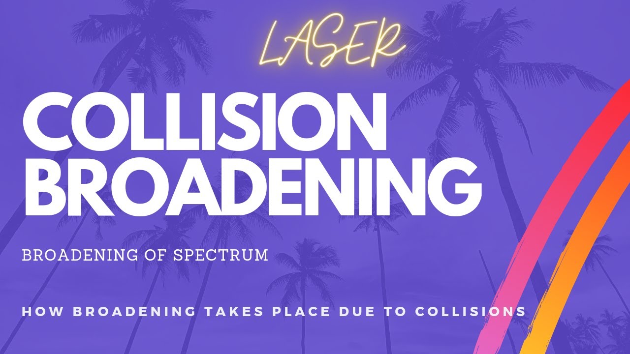 Laser- Collision Broadening Bsc II Physics - YouTube