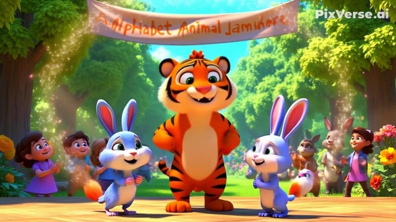 Alphabet Animal Jamboree 🐯 | Fun A to Z Animal Song for Kids! - YouTube