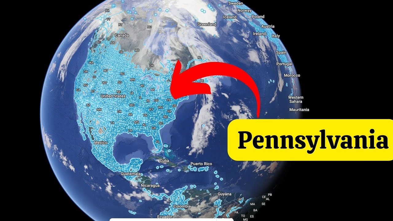 𝐄𝐱𝐩𝐥𝐨𝐫𝐢𝐧𝐠 𝐏𝐞𝐧𝐧𝐬𝐲𝐥𝐯𝐚𝐧𝐢𝐚 𝐨𝐧 𝐆𝐨𝐨𝐠𝐥𝐞 𝐄𝐚𝐫𝐭𝐡 | 𝟒𝐊 𝐕𝐈𝐃𝐄𝐎 - YouTube