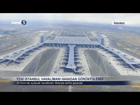 Yeni İstanbul Havalimanı Havadan Görüntülendi